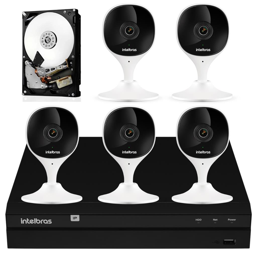 Kit 5 Cameras Imx Wifi Inteligencia Artificial Nvd 8 Ch E Hd | Shopee ...
