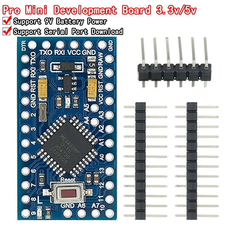ATMEGA328P Pro Mini 328 ATMEGA328 5V/16MHz ATMEGA328 3.3V 8MHz Para Placa De Desenvolvimento ...