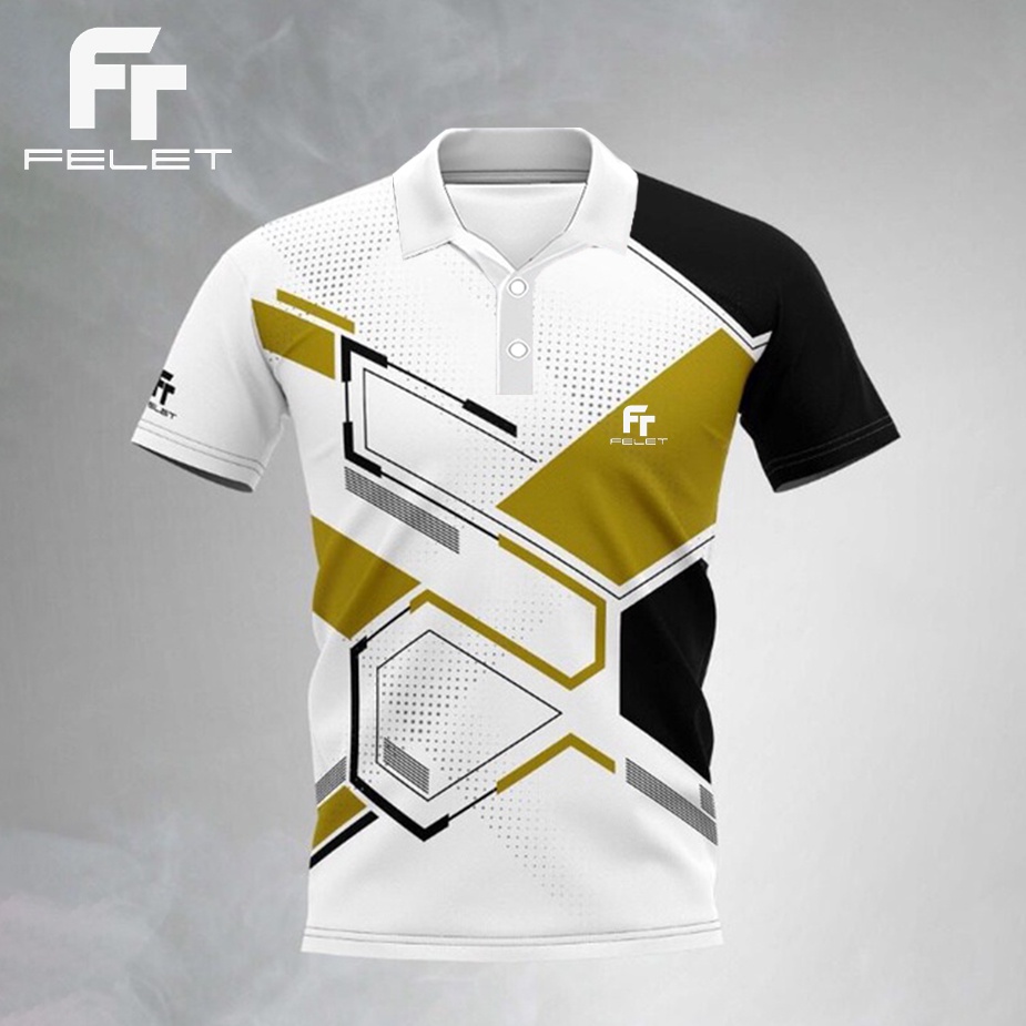 Camisa polo Masculina De Microfibra FELET Badminton | Shopee Brasil