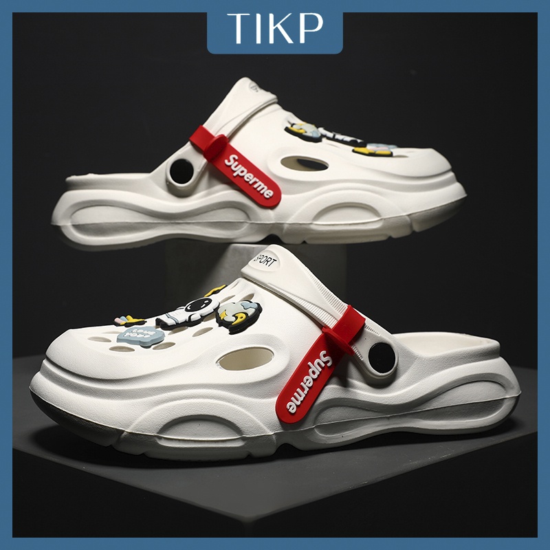 Sandálias Tikp Sapatos de Praia Homens Mulheres Mesmo Estilo Moda ...