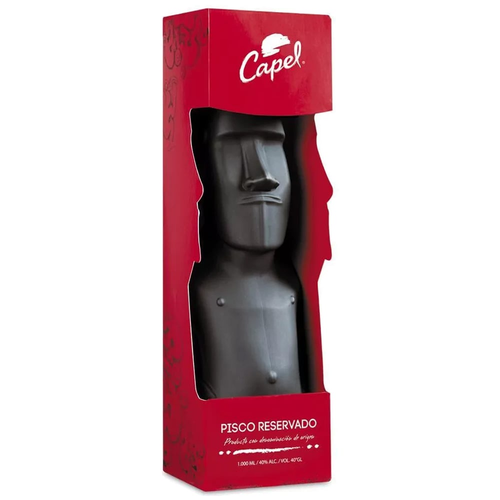 Pisco Capel Moai Reservado 1 Litro | Shopee Brasil