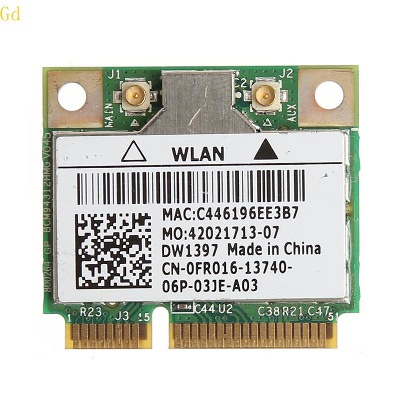 Gd Dual Band 2 4 + 54Mbps Placa Fio WiFi PCI-E Para DW1397 Broadcom ...