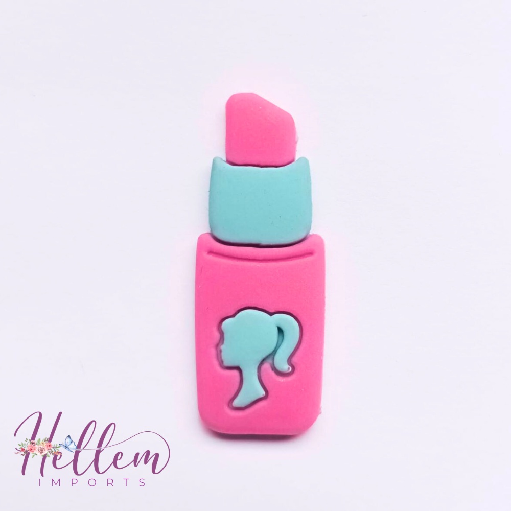 Aplique Barbie Baton 37x41mm Emborrachado (2 peças) | Shopee Brasil
