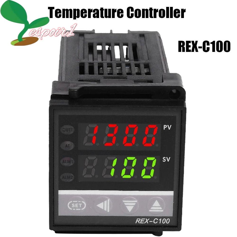 Controlador De Temperatura ESPOIR , Com Sonda Tipo K Saída Do Sensor Termostato Digital PID ...