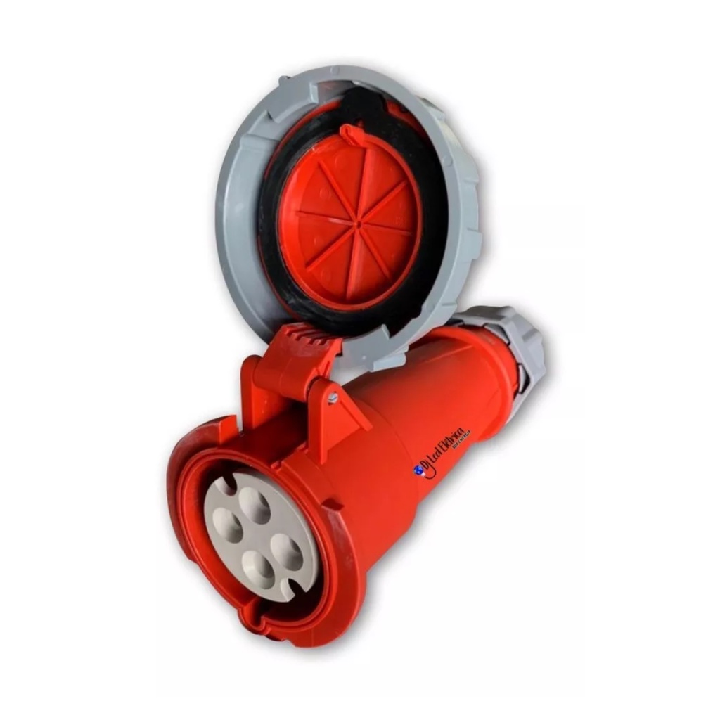 Acoplamento Industrial Acp 4256 32a 3p+t 380\415Vca IP67 6h | Shopee Brasil