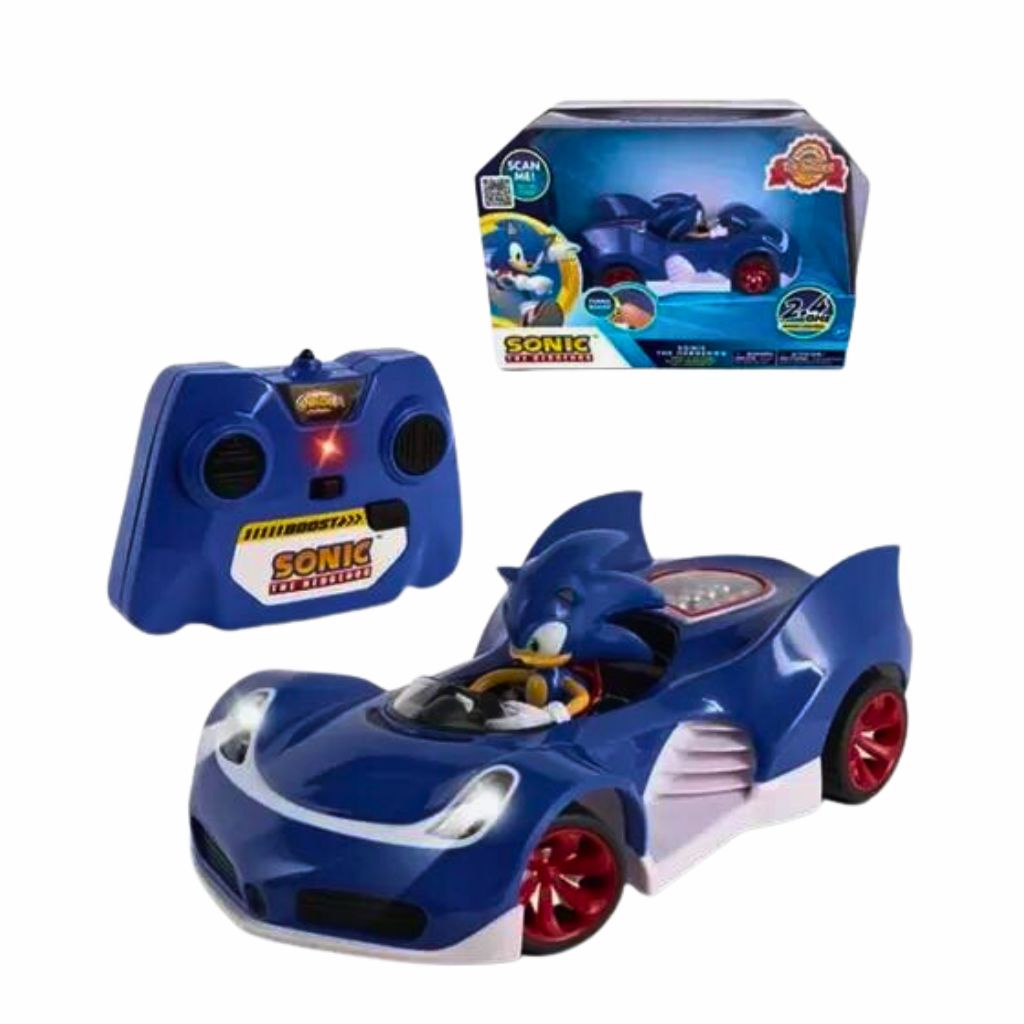 Carrinho De Controle Remoto Sonic The Hedgehog Com Luzes F01061 - Fun ...