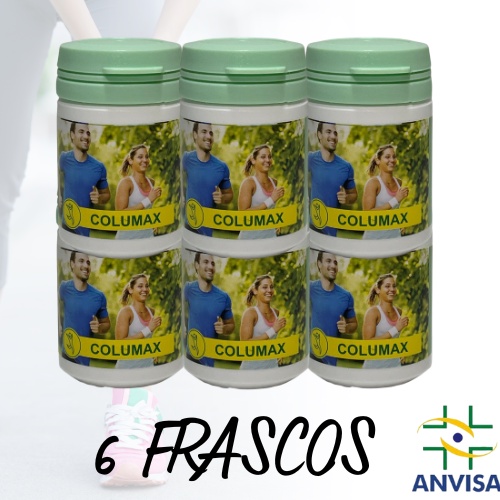 Kit 5 Frascos Columax Original 15 Cápsulas 100mg - Suplemento Natural ...