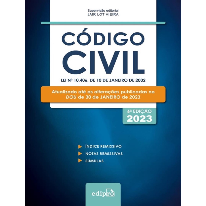 Codigo Civil 2023 - Mini - 6ª Ed | Shopee Brasil