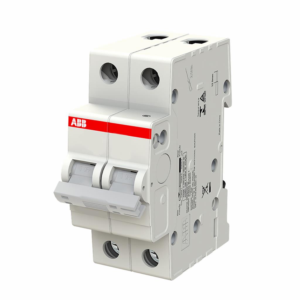 Disjuntor Mini Din Bipolar 32A Curva C 6Ka 400V 50/60Hz Abb | Shopee Brasil