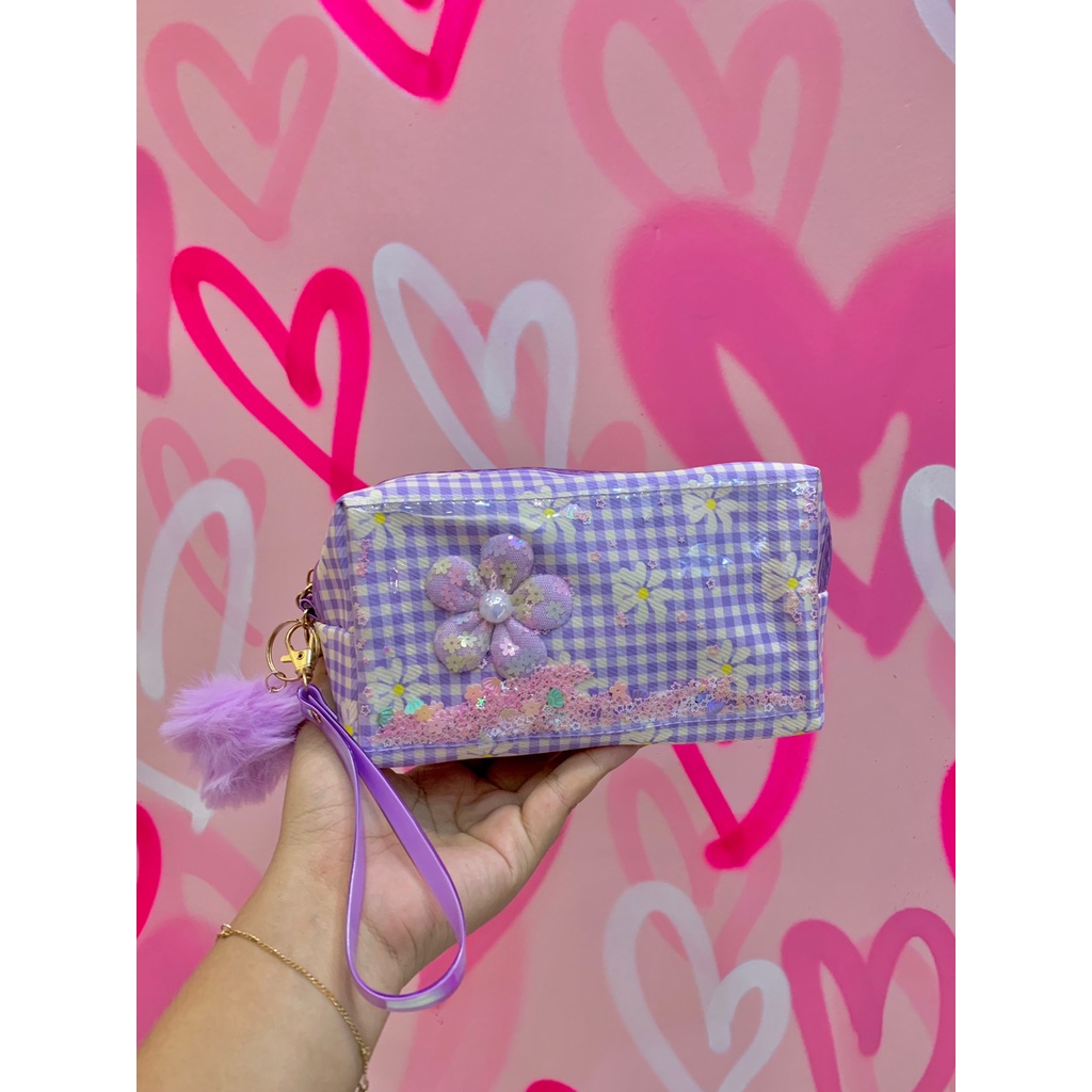 Estojo Feminino Flowers | Shopee Brasil