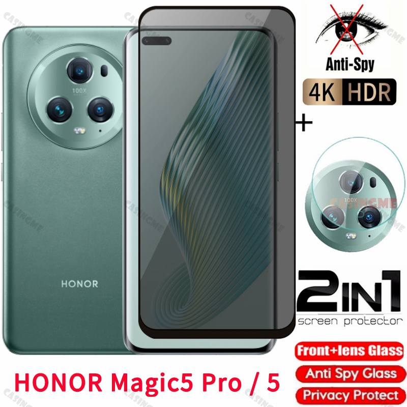 HONOR Magic5 Pro 2023 Filme De Privacidade Anti-Espionagem De Vidro Temperado Privado Protetor ...