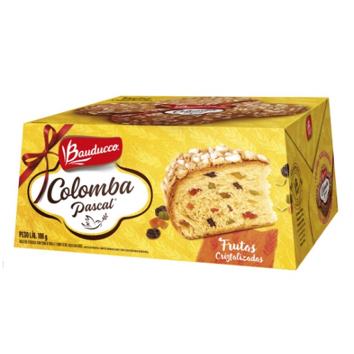 Mini Colomba Pascal Frutas Cristalizadas Bauducco 100g | Shopee Brasil