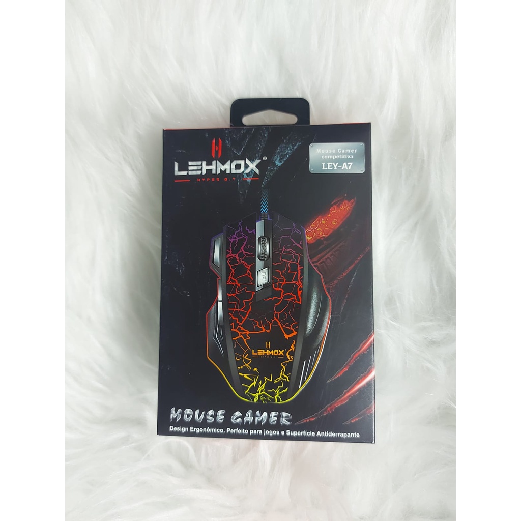 Mouse Gamer Lehmox LEY-A7 | Shopee Brasil