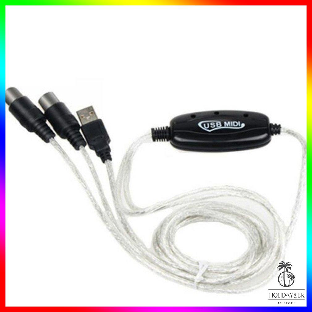 Interface USB Para Conversor MIDI Music Keyboard Piano Conector USB ...