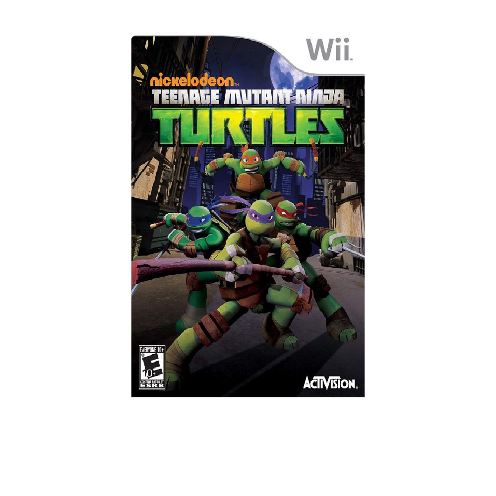 Jogo Teenage Mutant Ninja Turtles (Sem capa) - Wii - Usado | Shopee Brasil