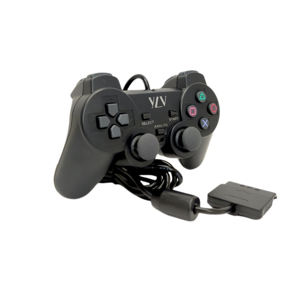 Controle Joystick Para Playstation 1 YLV CON-147B Playstation 2 e Preto ...