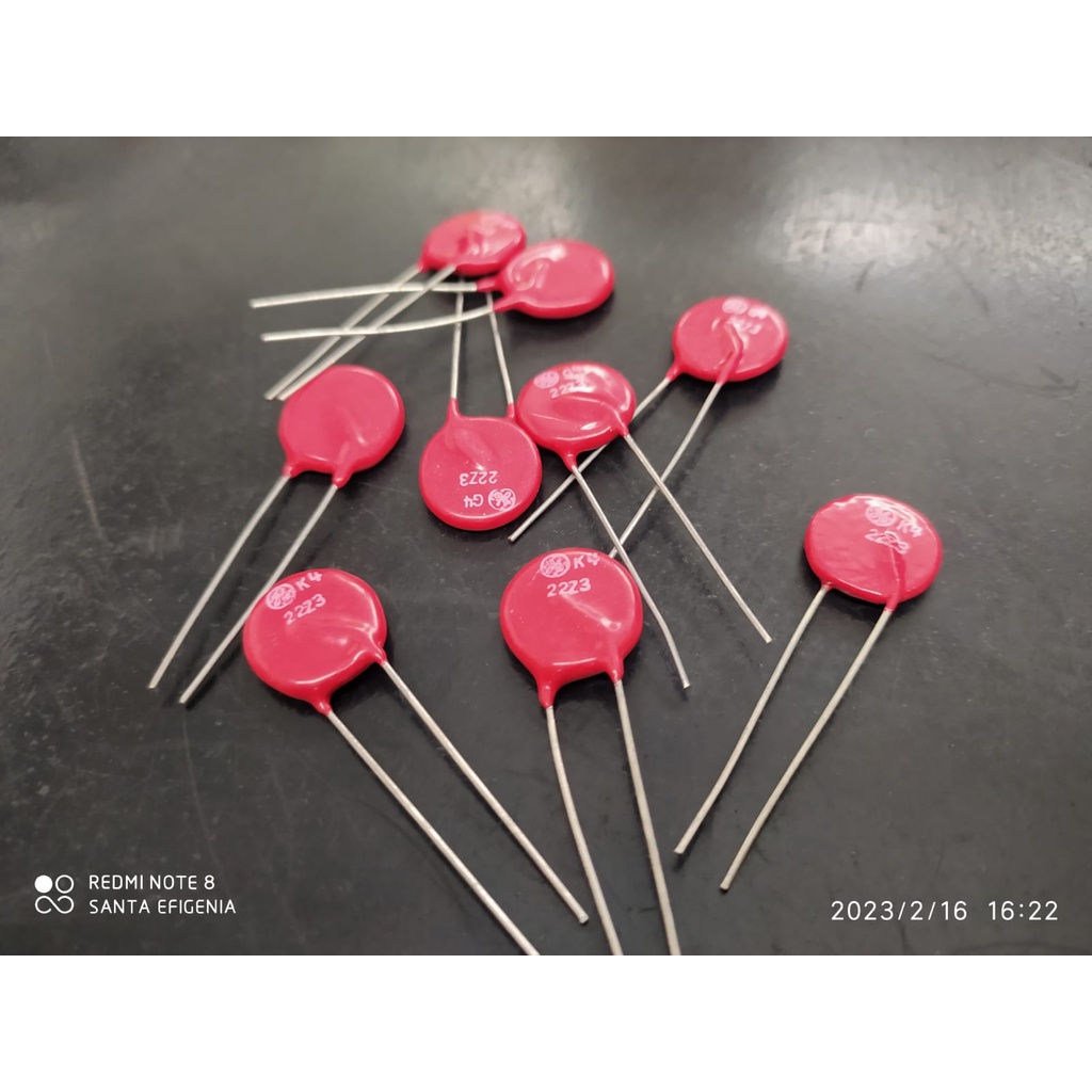 5x Varistor V22za3p = 22z3 = S14k14v 14mm 14v Ge | Shopee Brasil