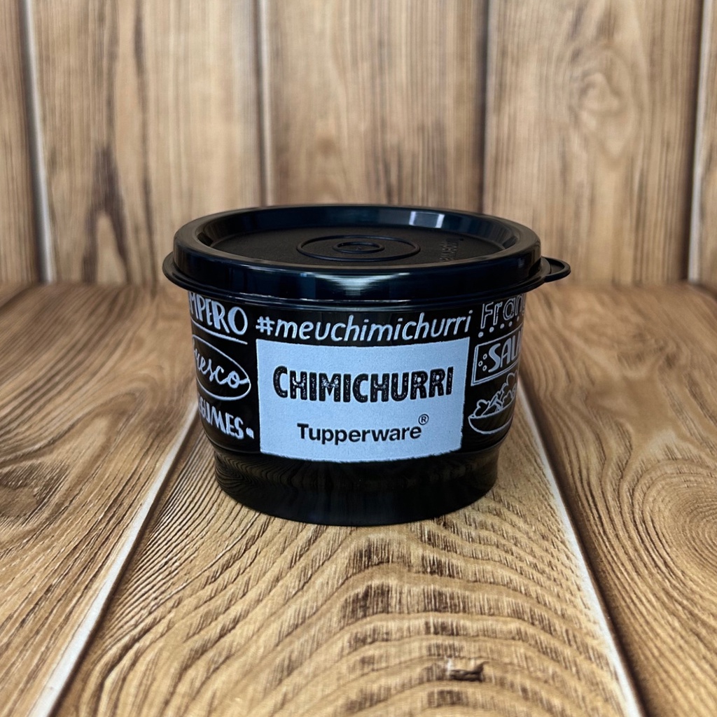 Potinho Tupperware Chimichurri PB 140ml Original Novo Ótima Vedação ...