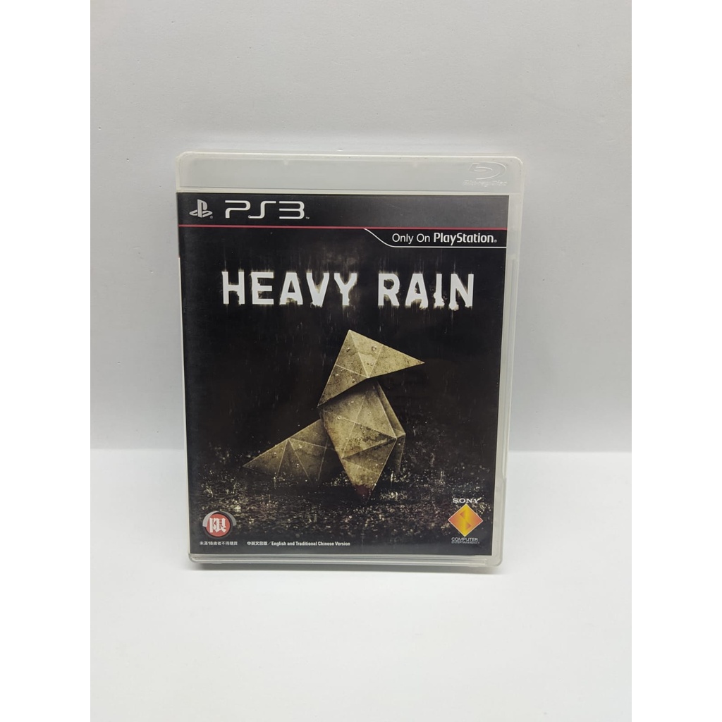 Jogo Heavy Rain Asian Chinese+English Version original Ps3 | Shopee Brasil