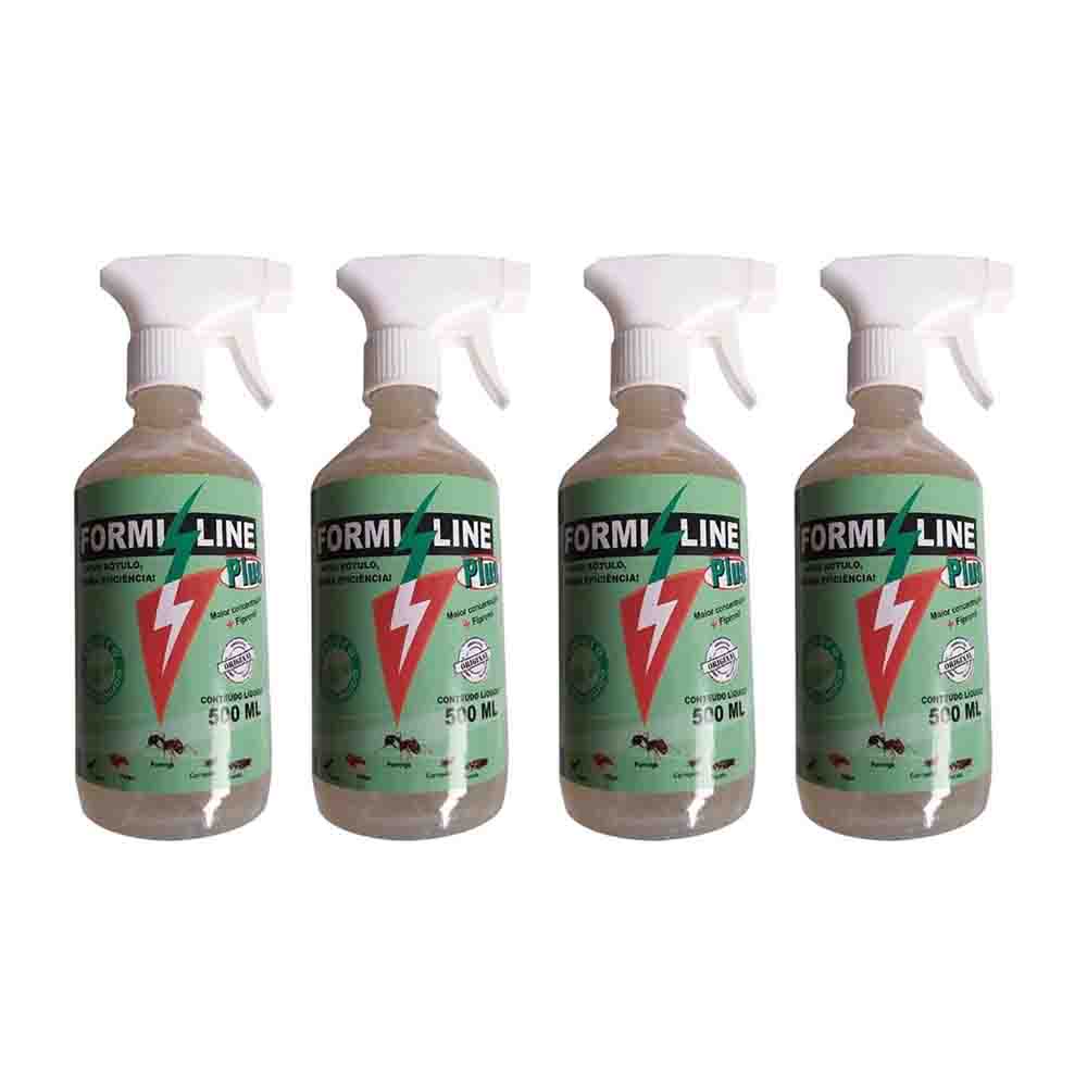 Kit 4x Formicida Formiline Spray 500 ml | Shopee Brasil