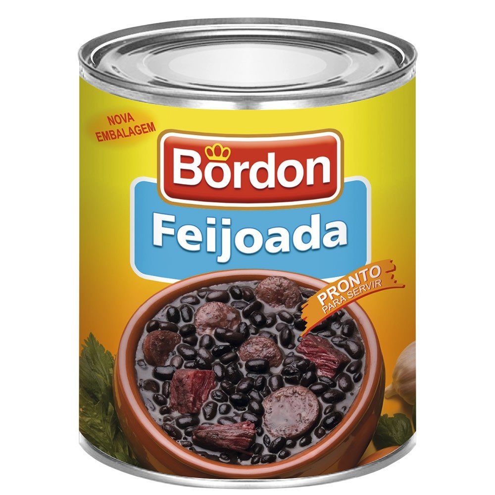 FEIJOADA BORDON LATA 830G | Shopee Brasil