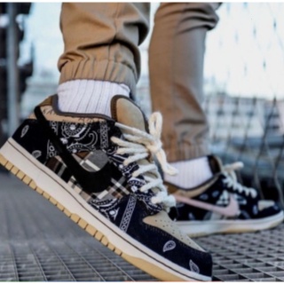 Dunk Low Travis Scott dos homens e das mulheres Nike Air Jordan Low ...