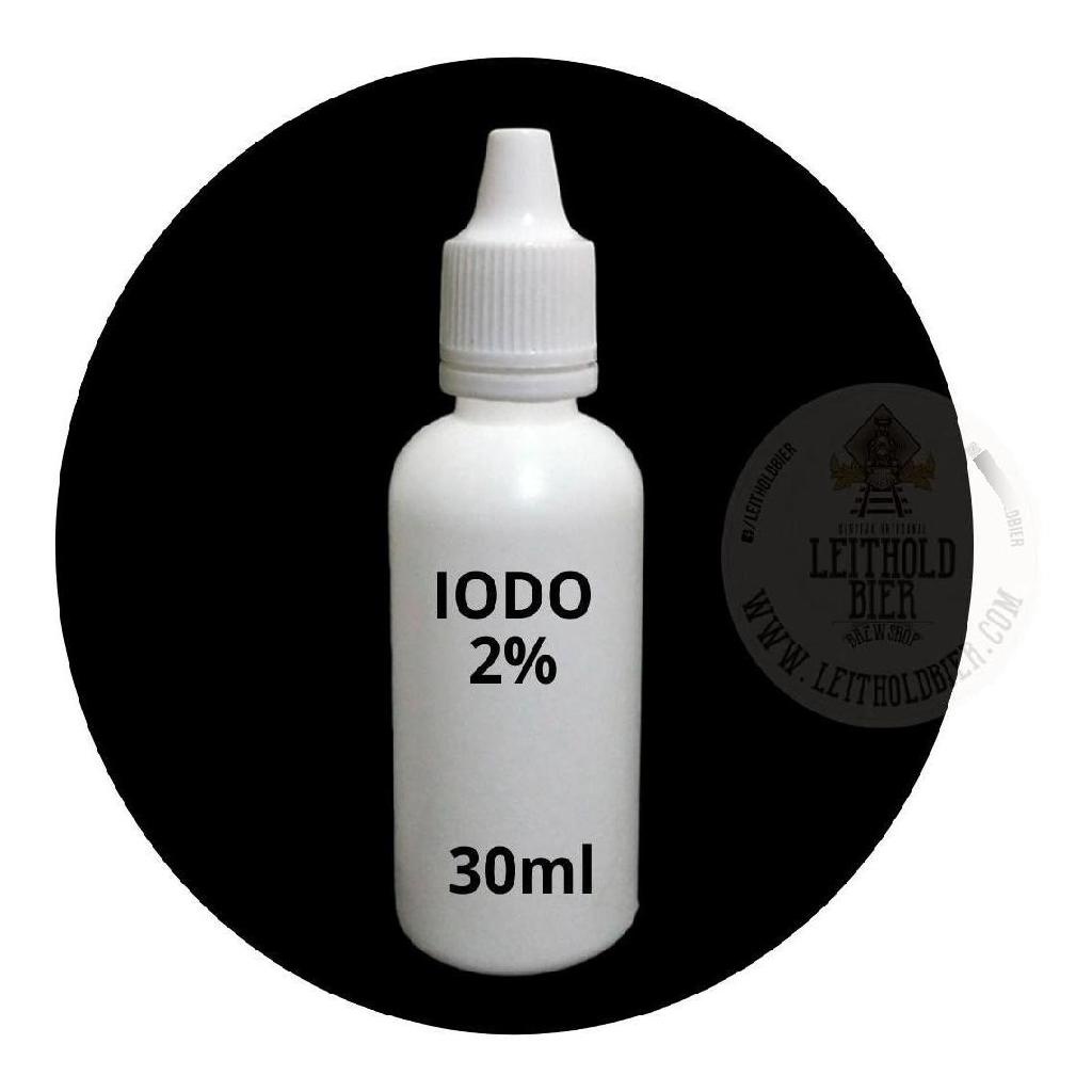 Tintura de iodo 2% para verificação amido cerveja | Shopee Brasil