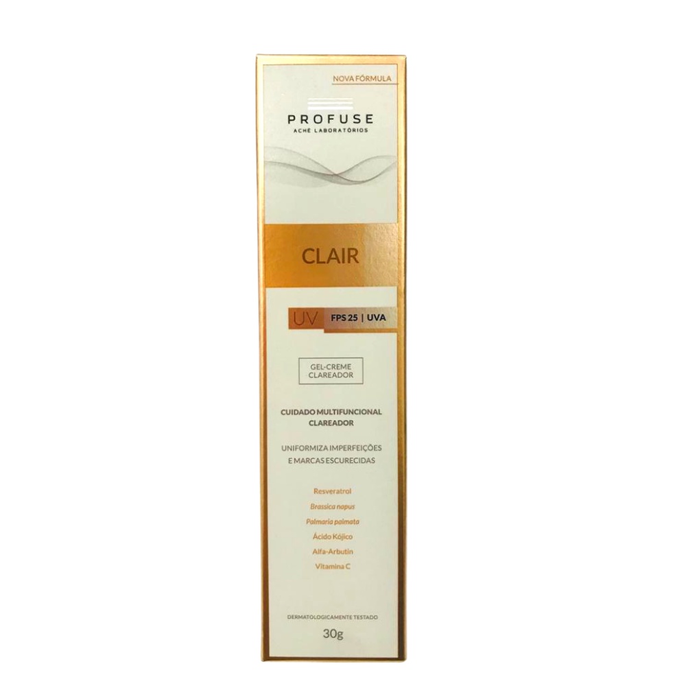 Profuse Clair Gel Creme Clareador FPS 25 30g | Shopee Brasil