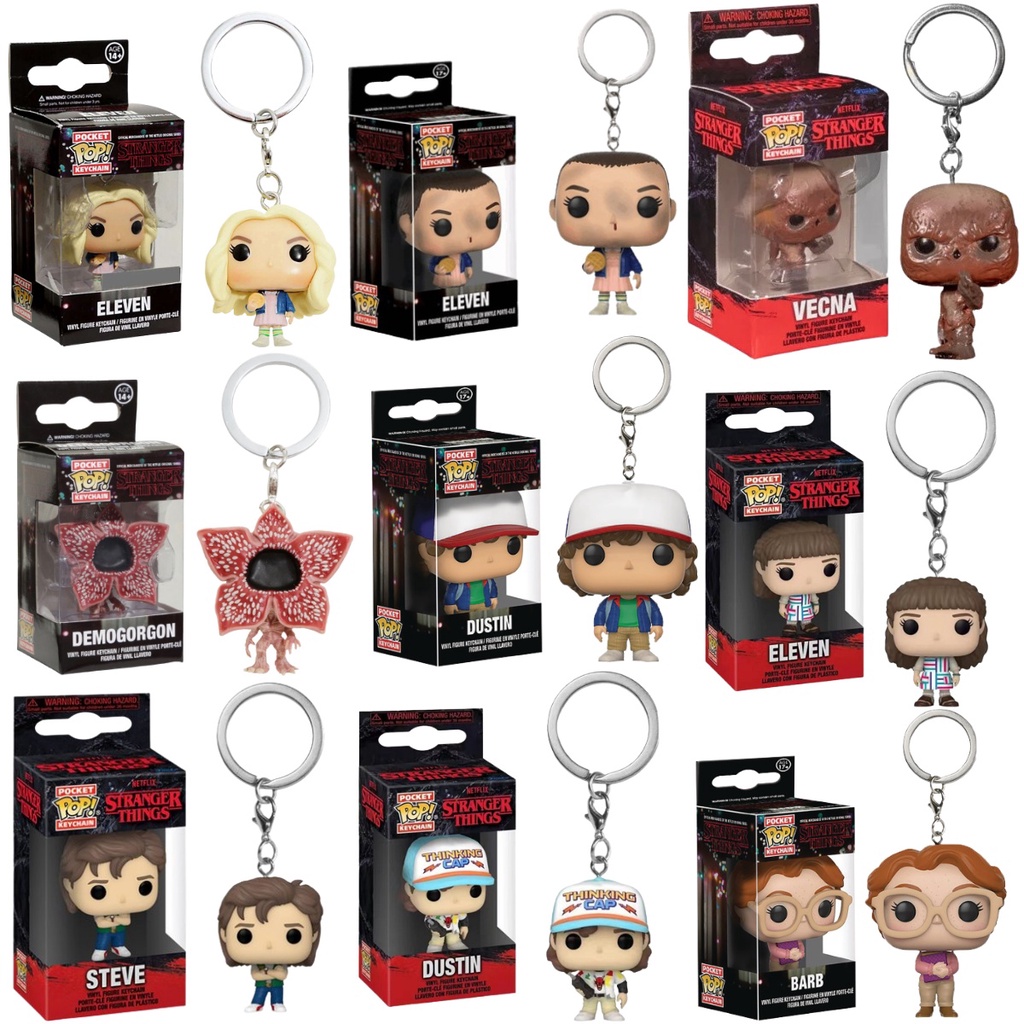 Chaveiro Funko Pocket Pop Keychain Stranger Things Seriado Netflix ...