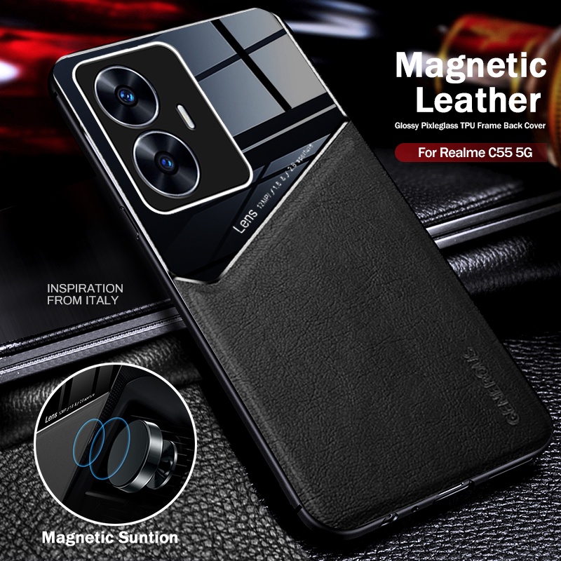 Capa Magnética De Couro Para Telefone RealmeC55 Realme C55 C 55 5G ...
