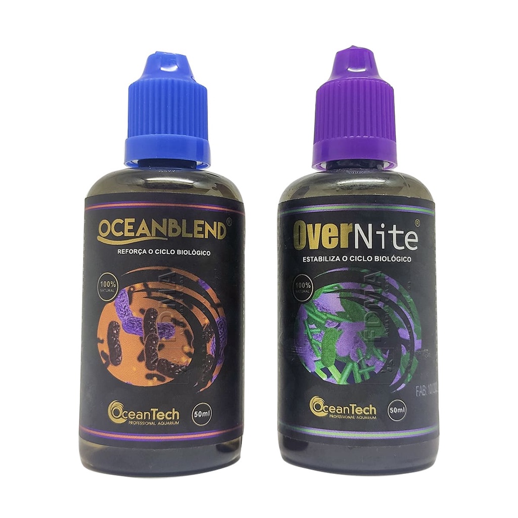 Ocean Tech Kit Ocean Blend 50ml + Over Nite 50ml - Corre Que Ta Baratinho
