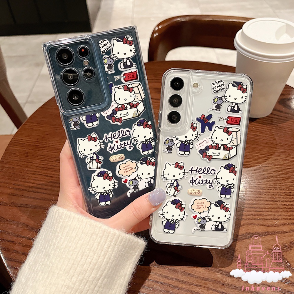Hello Kitty Padrão Samsung Caixa De Telefone Galaxy S23 Ultra S22 Plus S21 S20 FE A30 A03 ...