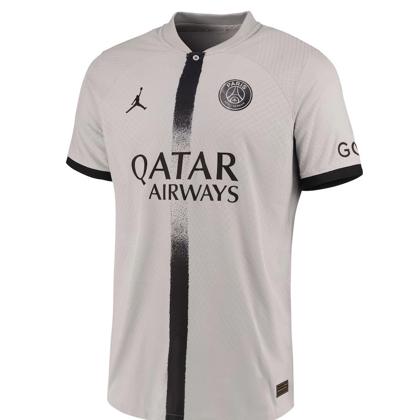 Camisa De Futebol PSG II Cinza nova 2022/2023 | Shopee Brasil