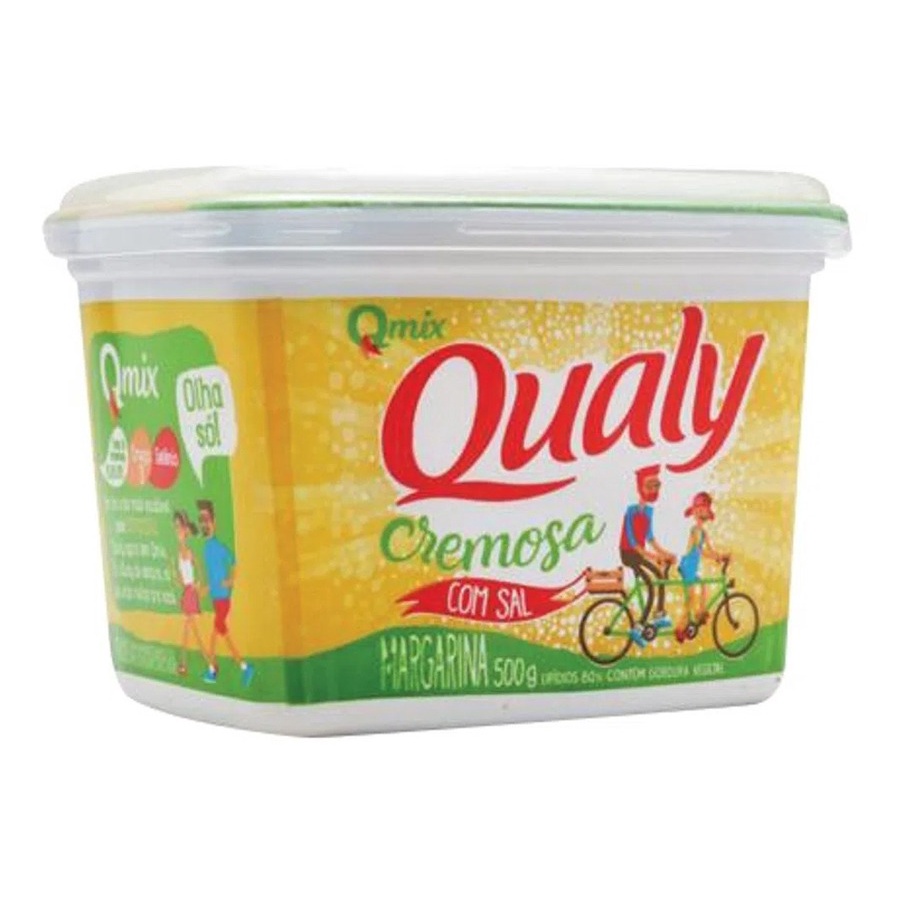 Margarina Qualy Com Sal 500g | Shopee Brasil