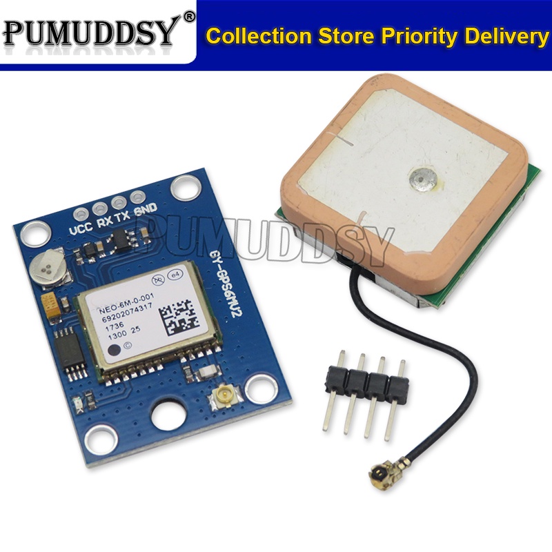 GY-NEO6MV2 NEO6MV2 Módulo GPS 3V-5V NEO-6M Com Controle De Vôo EEPROM ...