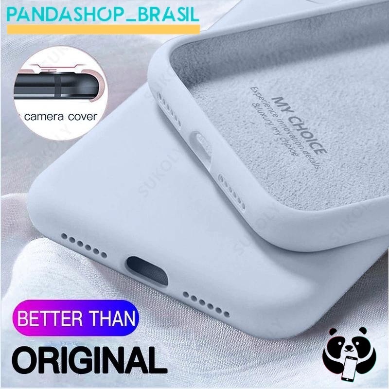 Capa Case Silicone Aveludada Samsung A01 / A01Core / A02 / A02s / A03 / A03s / A03Core Capinha ...
