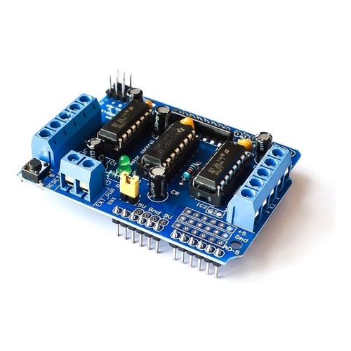 Shield L293d Driver Ponte H Para Motor Arduino Mega E Uno | Shopee Brasil