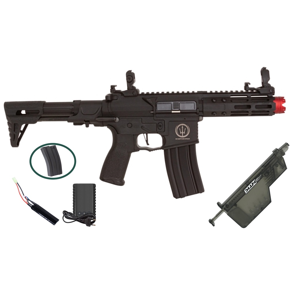 Rifle de Airsoft AR15 Neptune PDW ET Rossi 6mm Kit 3 | Shopee Brasil