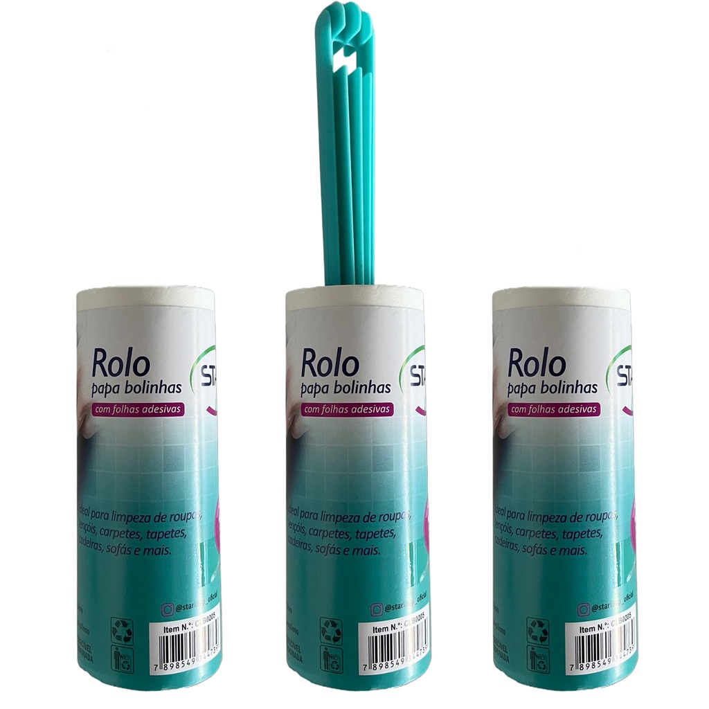 Conjunto Mini Rolo Adesivo E 2 Refis 10 Folhas | Shopee Brasil