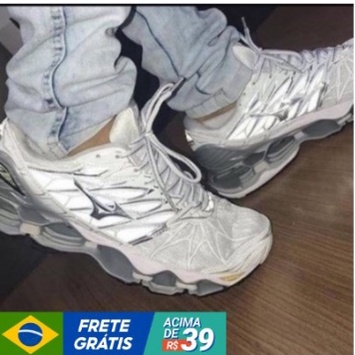 Tênis Mizuno Pro 7 Grafite Masculinos Wave Promoção | Shopee Brasil