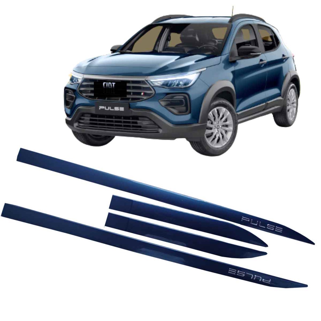 Jogo friso lateral Fiat Pulse Azul Amalfi Cor original | Shopee Brasil