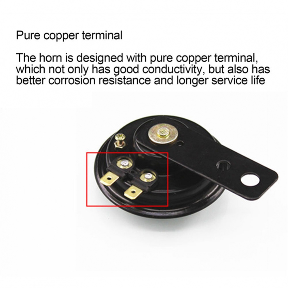 Buzina Elétrica Ebike 12V 48V 60V Kit Preto Penetrando A Redonda Sonora ...