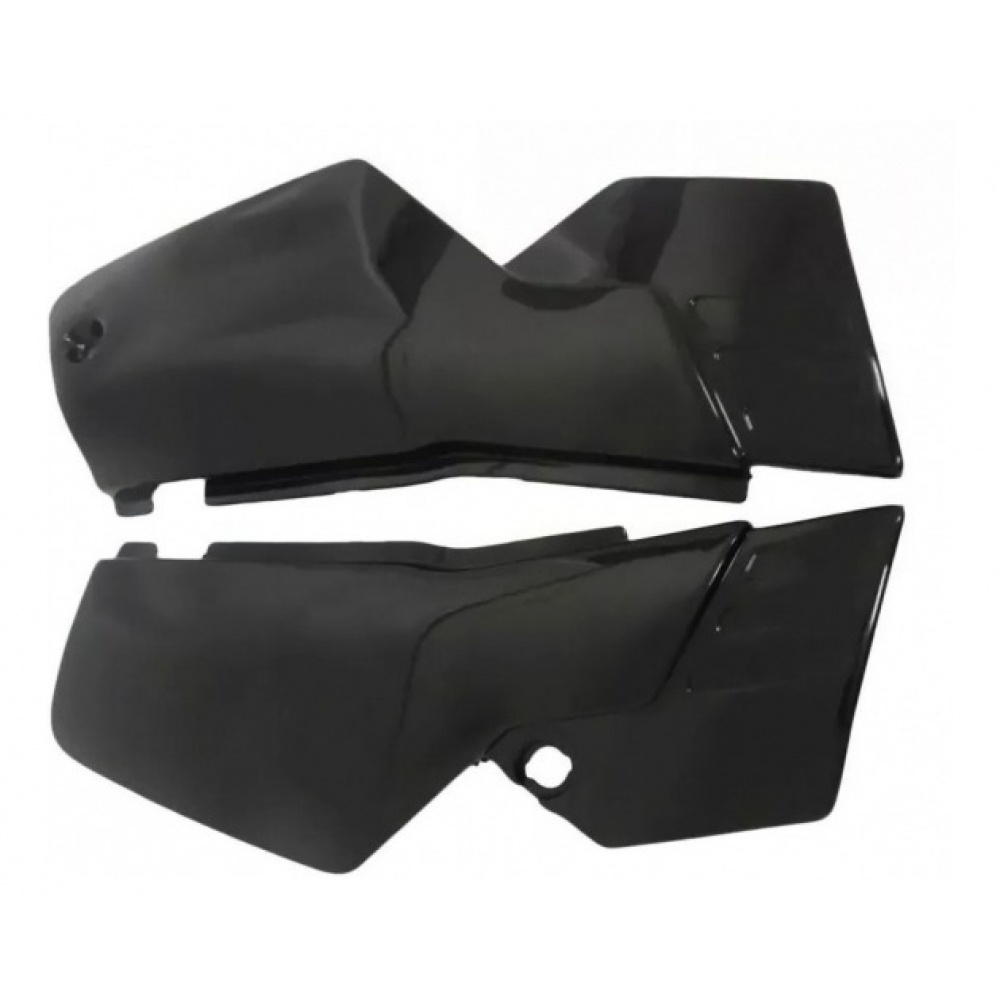 Tampa Lateral Yamaha Dt 180 DTN 180 Dtz 180 Preta Carenagem Modelo ...