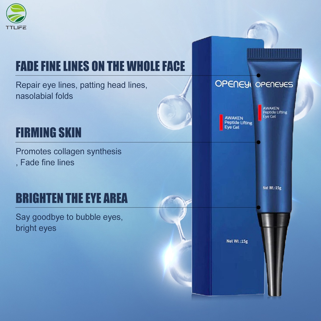 TT 15g Openeyes Awaken Peptide Lifting Eye Gel Para Os Olhos Homem ...