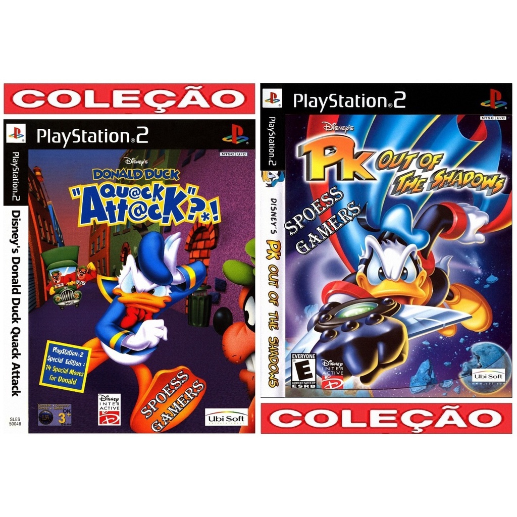 Jogo Disney's Donald Duck Ps2 Coleção (2 Dvds) Patch | Shopee Brasil