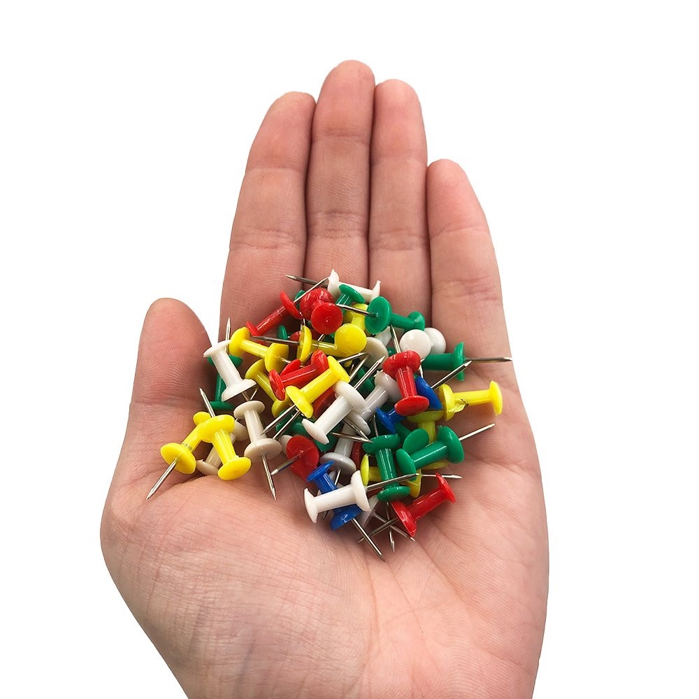 Kit de Tachinhas Original Tipo Lança Coloridos com 50 Alfinetes Tachas ...