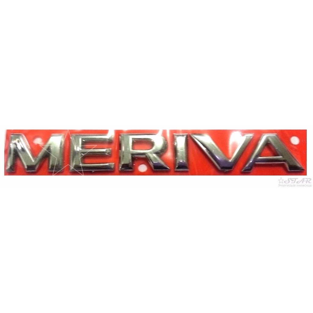 Emblema Meriva - 2002 À 2007 - Modelo Original | Shopee Brasil