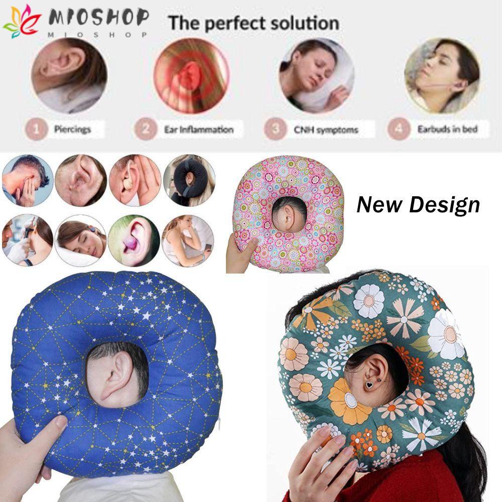 Almofada Respirável Para Brincos MIOSHOP Com Furo As Orelhas , Acessórios Dormir Lateral ...