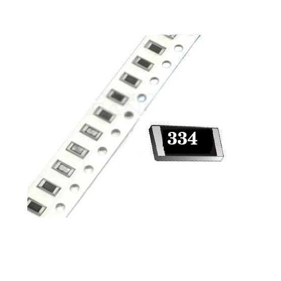20 peças 330K 334 Resistor Smd 1206 5% 330 K ohms 3,2x1,6mm | Shopee Brasil