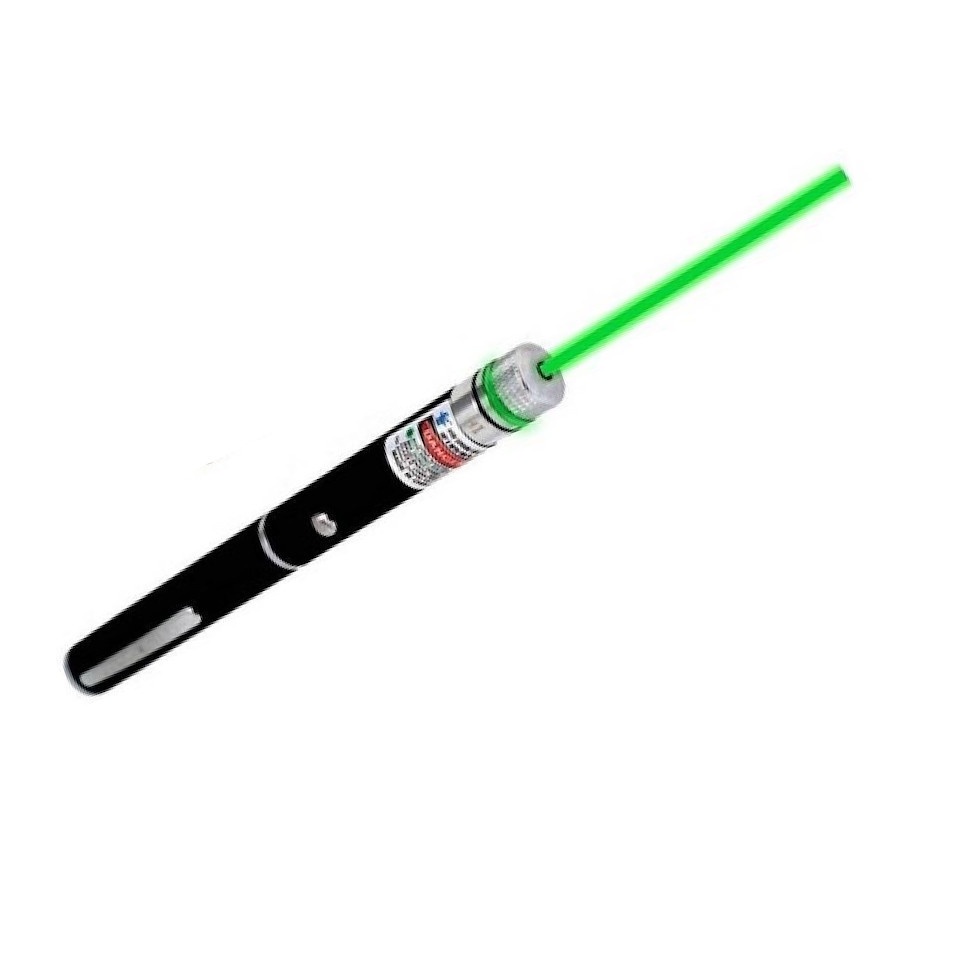 Caneta Laser Pointer 5mw Verde Original Recarregável Na Caixa com Cabo ...